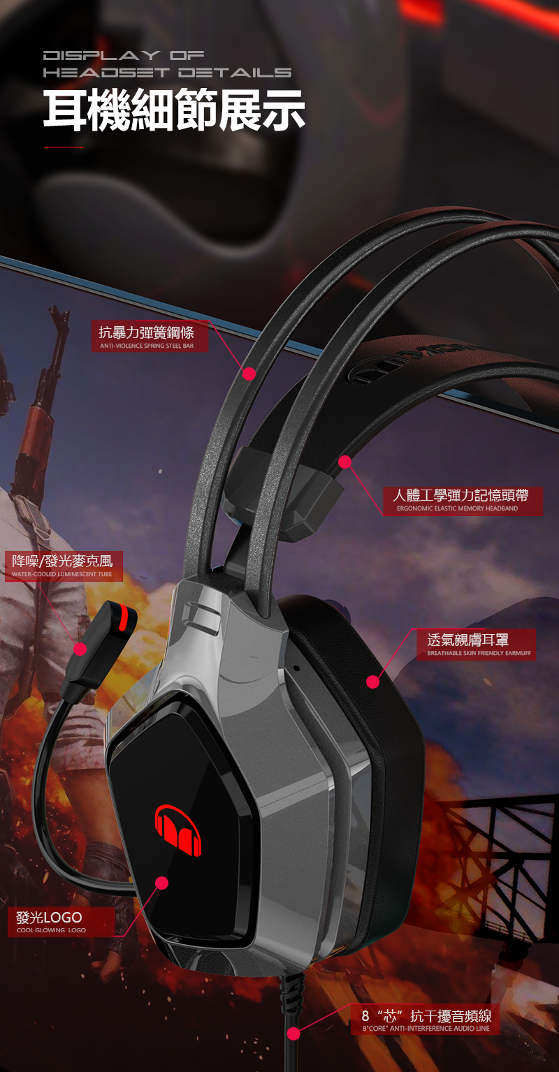 MONSTER AIRMARS N1 3.5mm USB 電競耳機 – Signeo Design